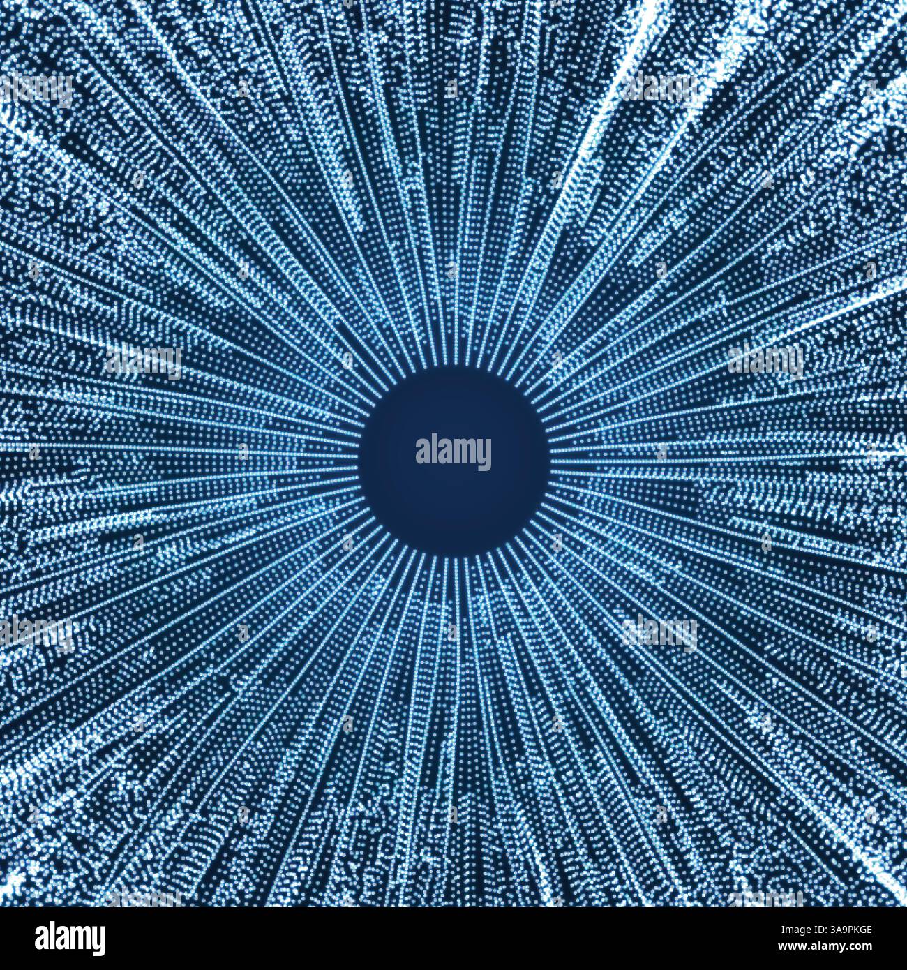 Space vortex. Black hole made from Flying Particles. Abstract Background. 3D Vector Illustration ...