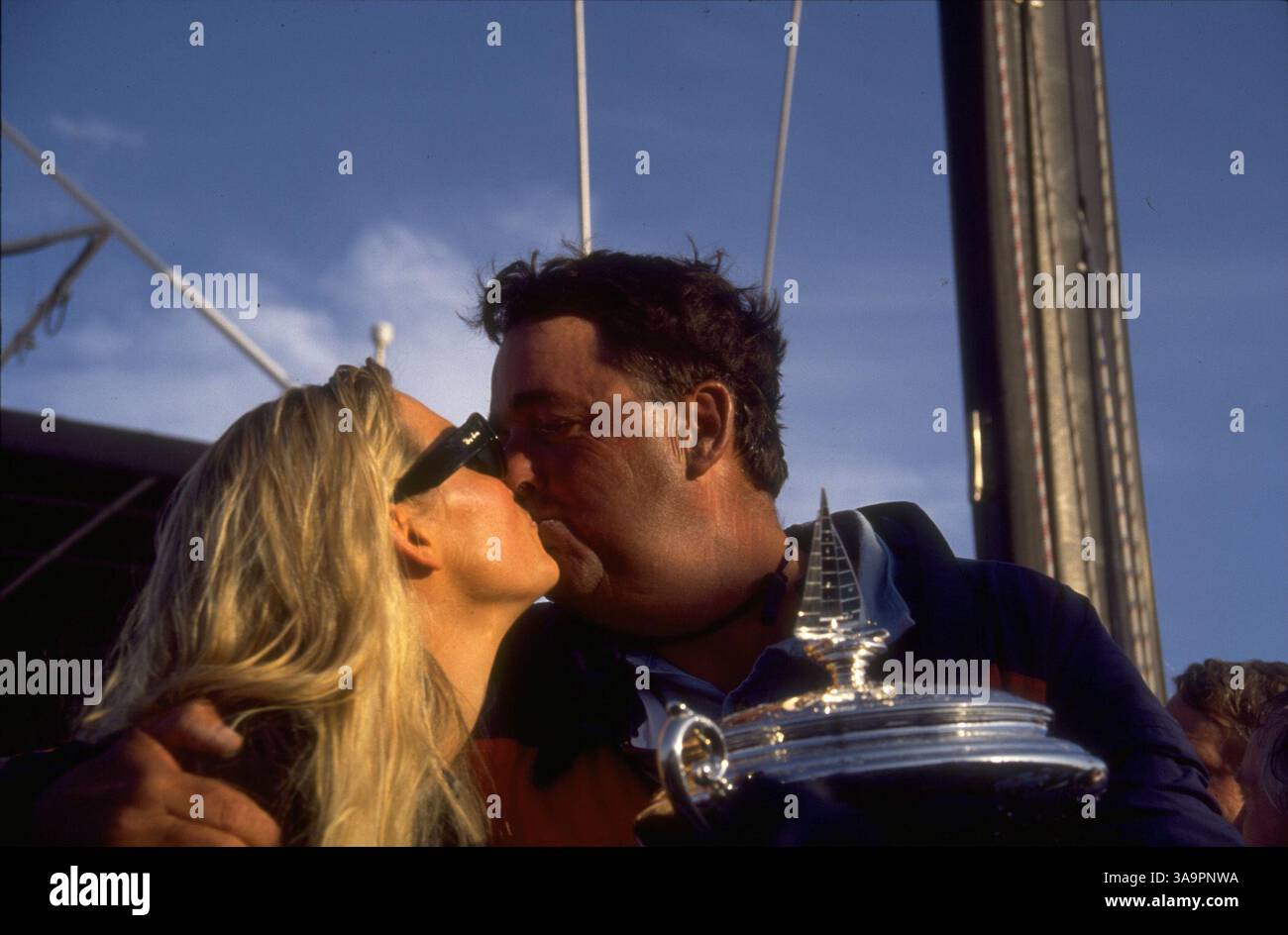 May 13, 1995; Auckland, New Zealand; 1995 America's Cup: DENNIS CONNER ...