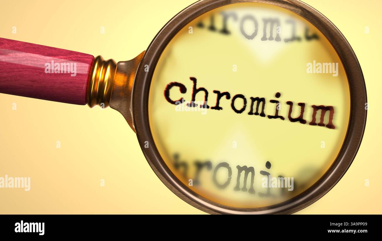 Chromium magnify hi-res stock photography and images - Alamy