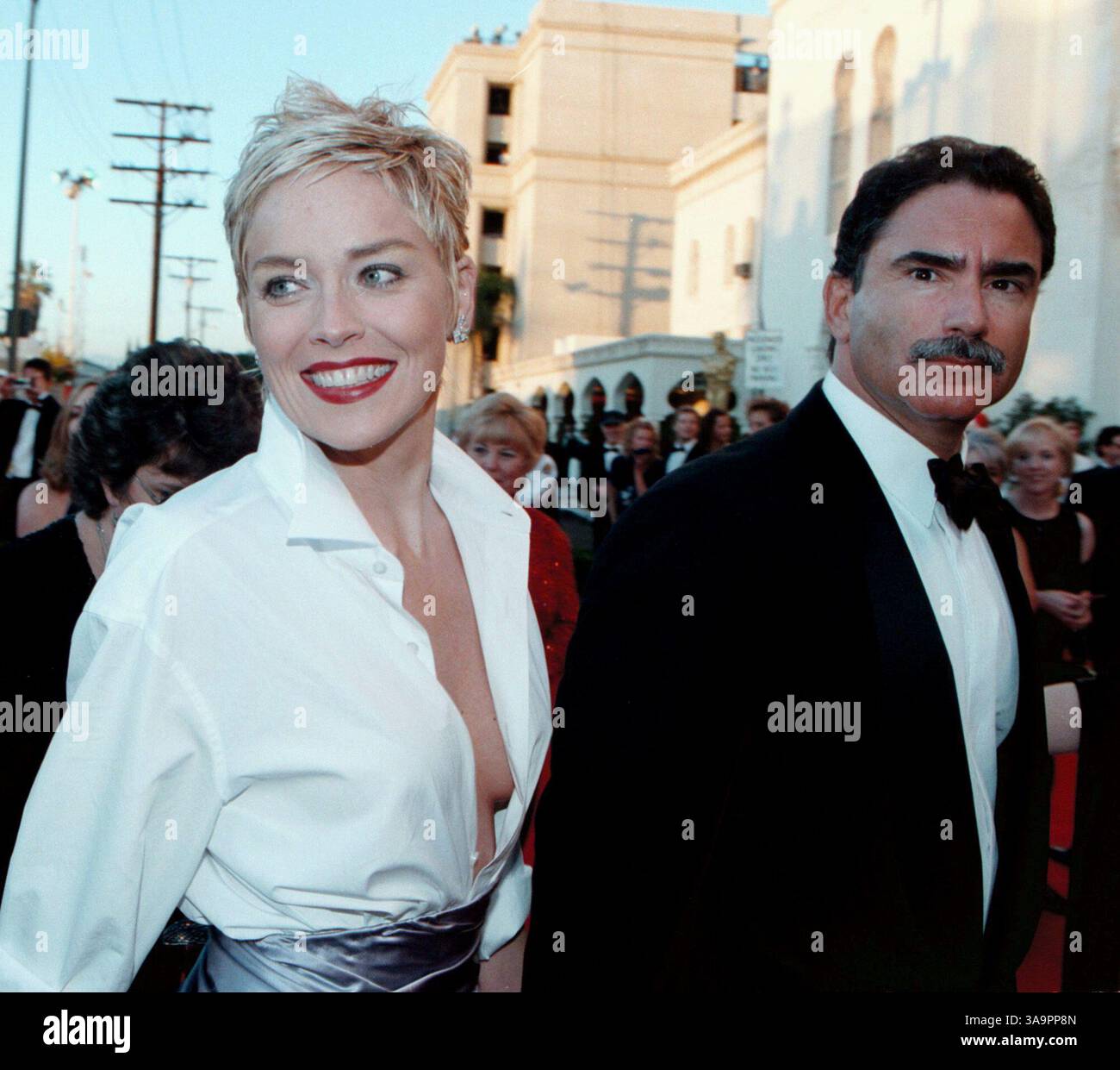 Mar 23, 1998; Los Angeles, California, USA; Actress SHARON STONE with ...