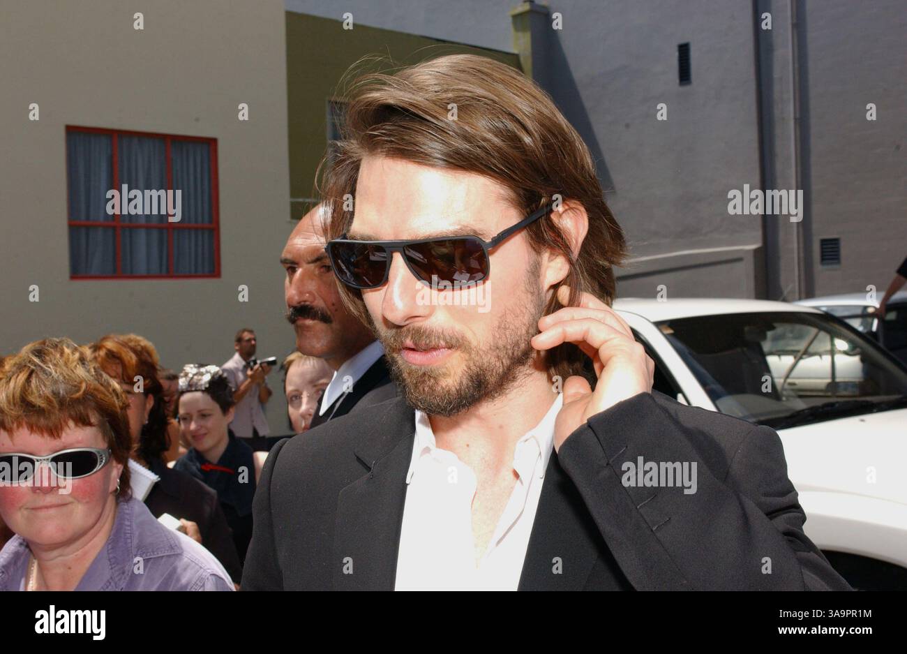 Jan 11, 2003; Taranaki, New Zealand; Actor TOM CRUISE meets Taranaki ...