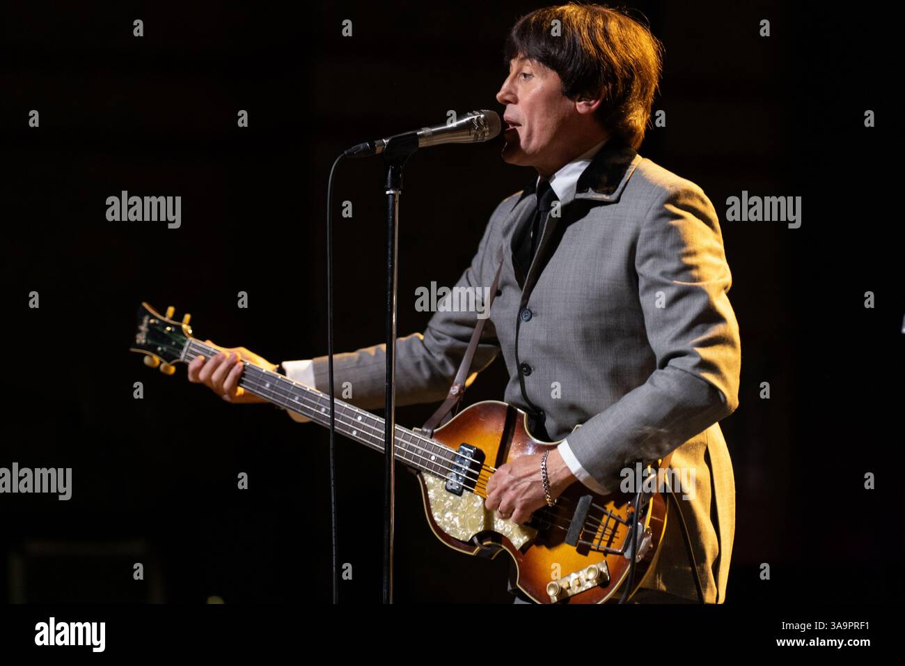 Cambridge, UK, 30 March, 2025. Bootleg Beatles in concert. Pictured ...