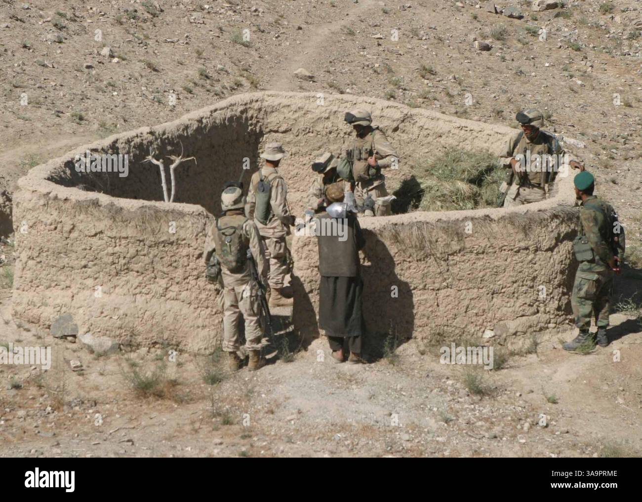May 13, 2004; FOB Ripley, Afghanistan; Accompanied by an Afghan ...