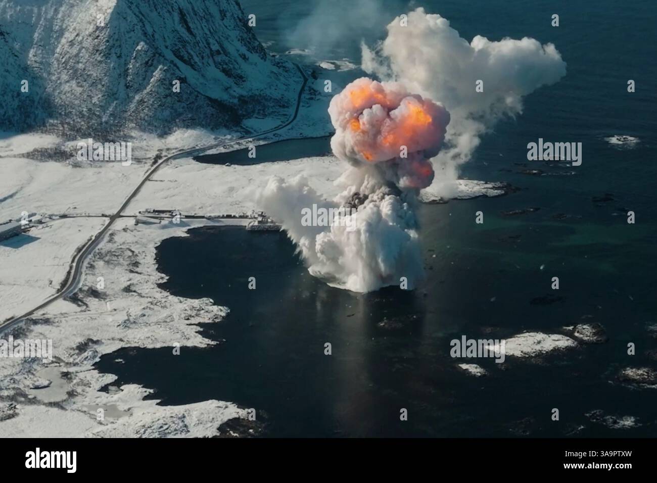 Andøya 20250330. Images taken from video taken by Isar Aerospace. The ...