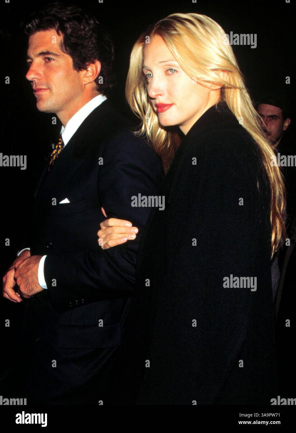 Nov 05, 1997; New York, New York, USA; JOHN F. KENNEDY JR. & CAROLYN ...