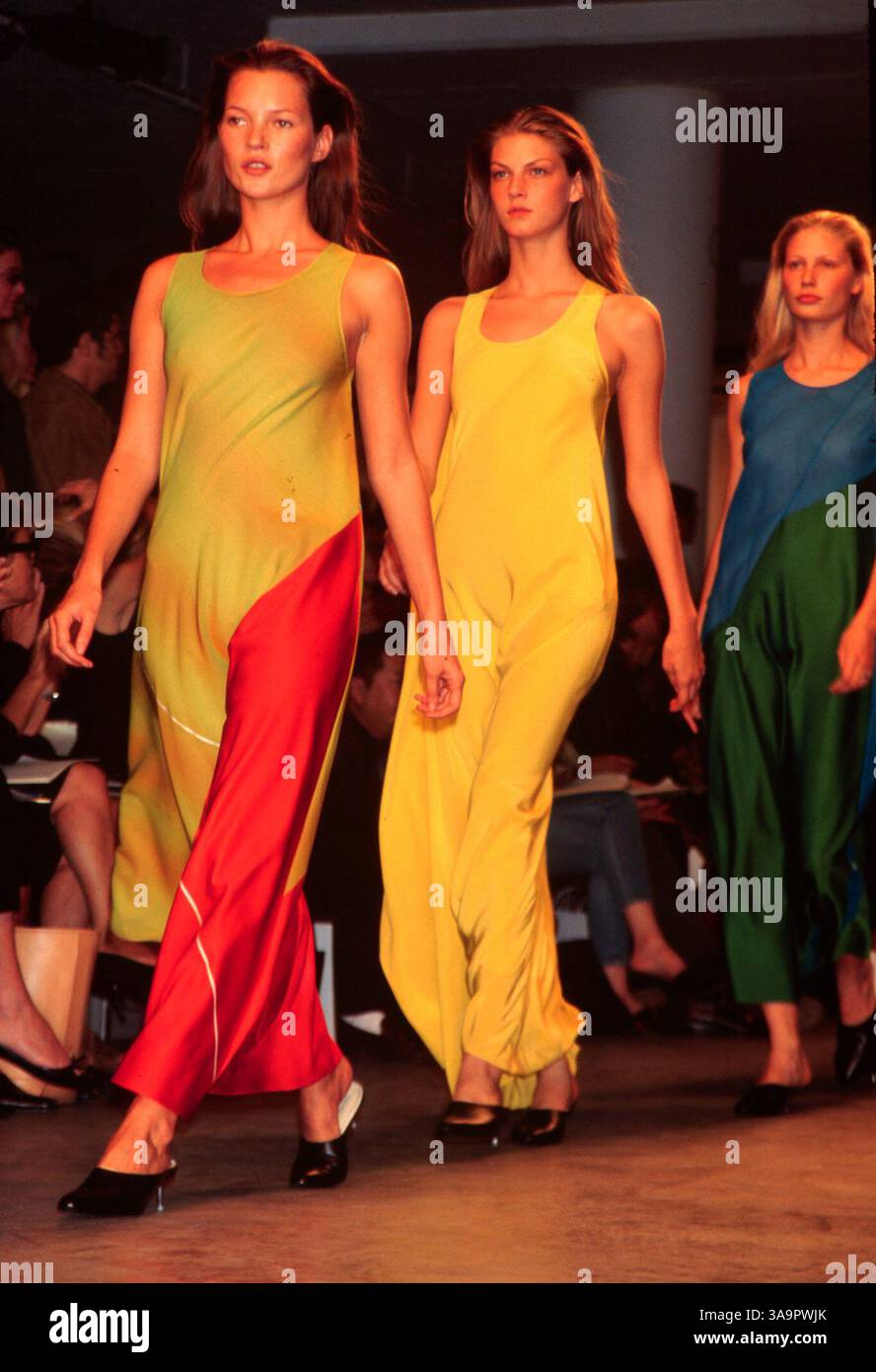 Sep 18, 1998; New york, New York, USA; Model KATE MOSS @ Calvin Klein ...