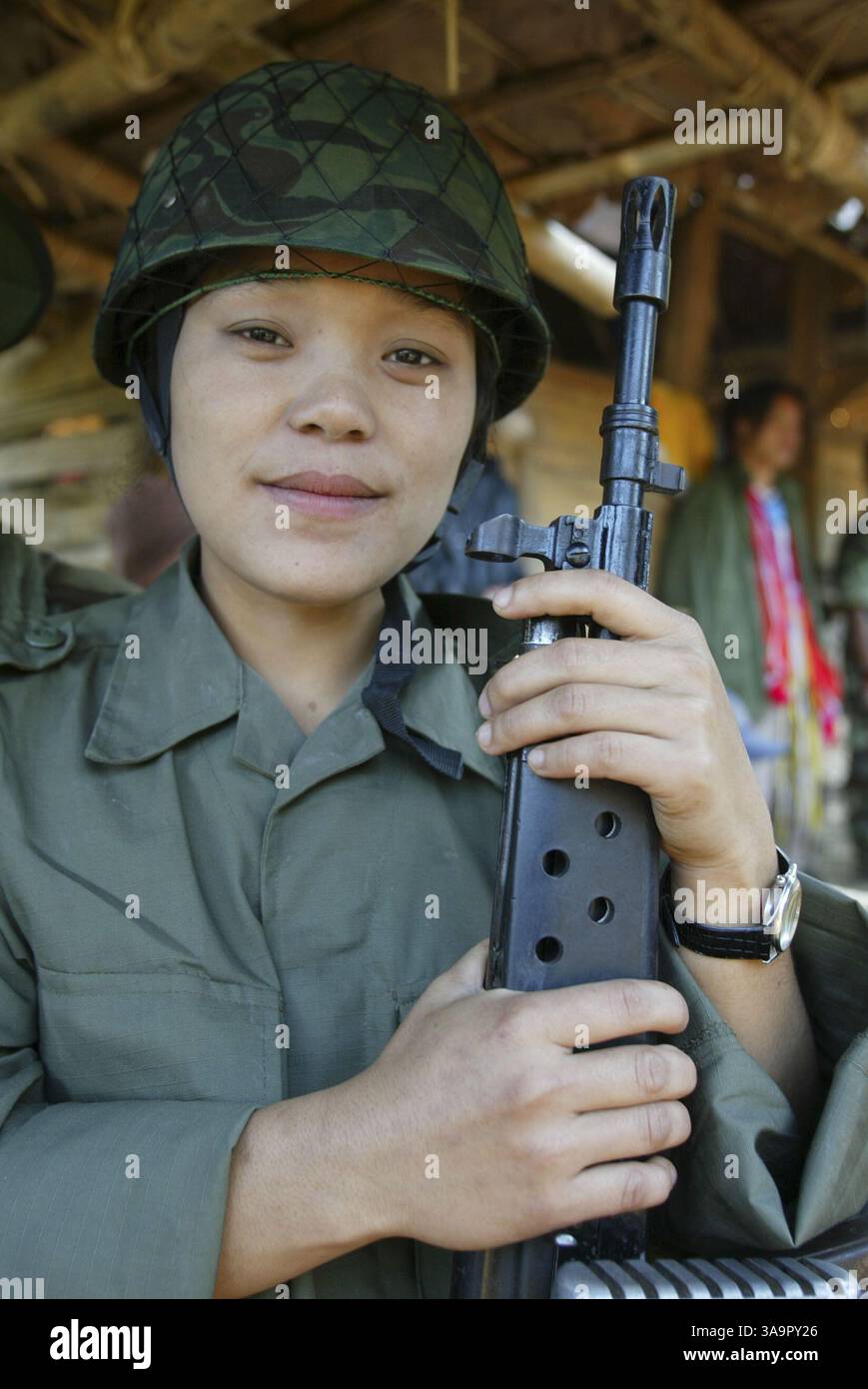 Jan 31, 2002; Wah Lay Khee, Karen State, Burma; NO HTAY CLAY is one of ...