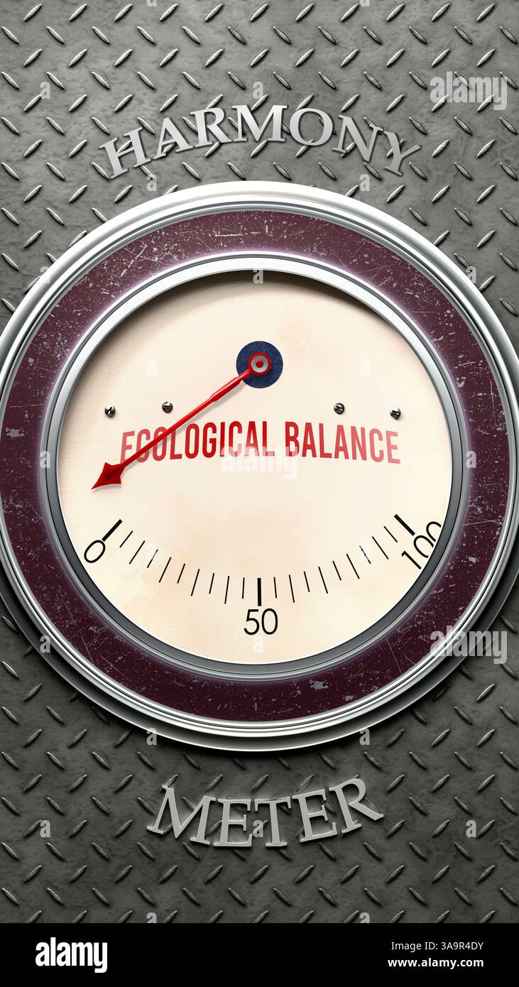 Showing an extremely low level of ecological balance hi-res stock ...