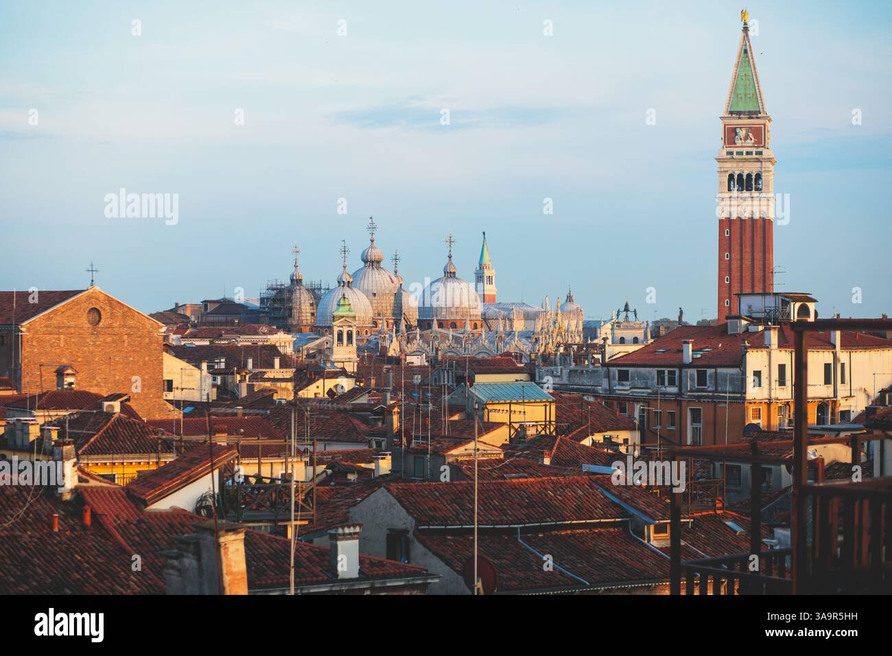 Venice panorama, Veneto, Italy, beautiful aerial panoramic view of ...