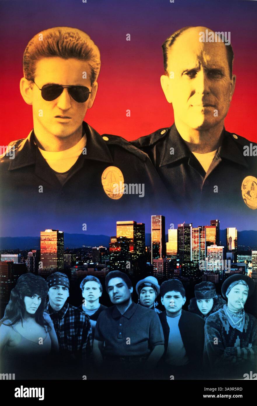 Apr 15, 1988; Los Angeles, CA, USA; Poster art for the Dennis Hopper directed drama, 'Colors ...