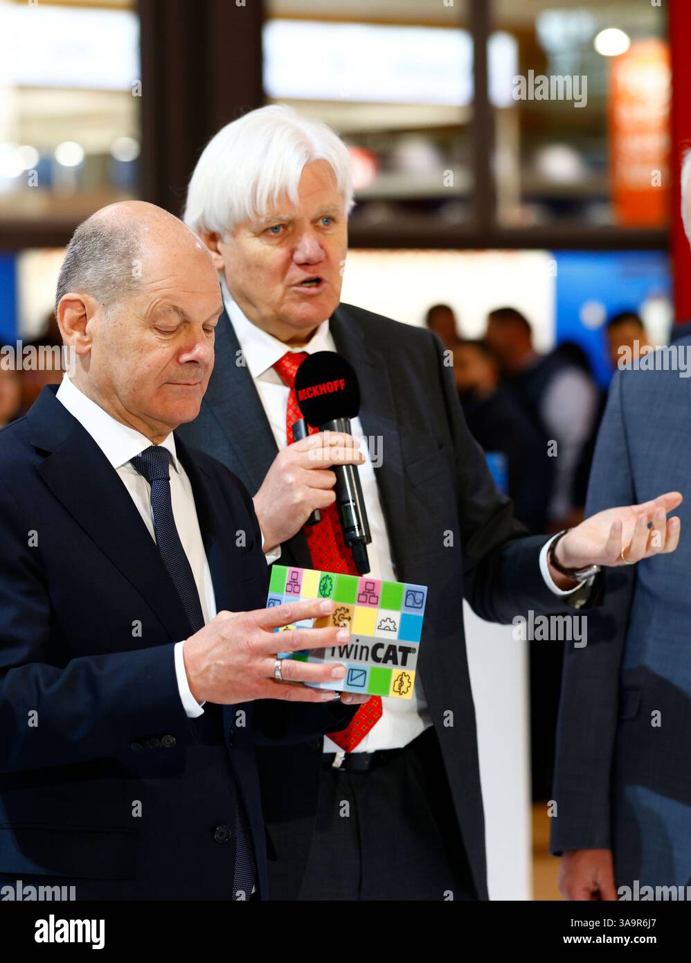 Hanover, Germany. 31st Mar, 2025. Olaf Scholz (SPD), German Chancellor ...