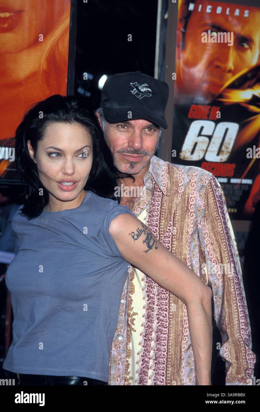 Sep 03, 1997; Hollywood, CA, USA; Actress ANGELINA JOLIE and actor ...