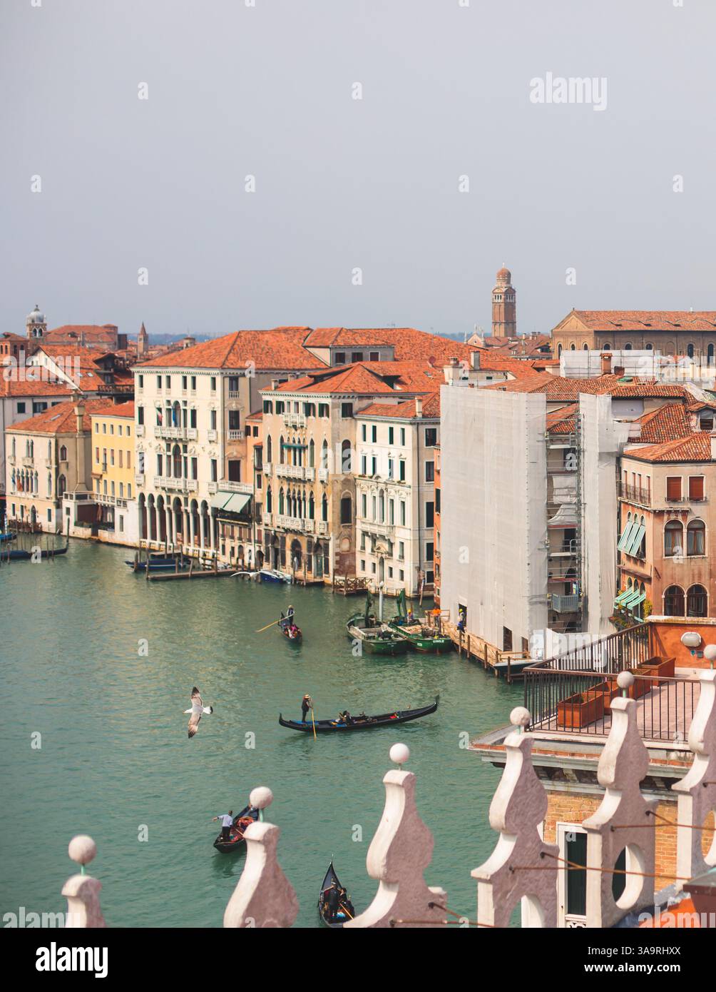 Venice panorama, Veneto, Italy, beautiful aerial panoramic view of ...