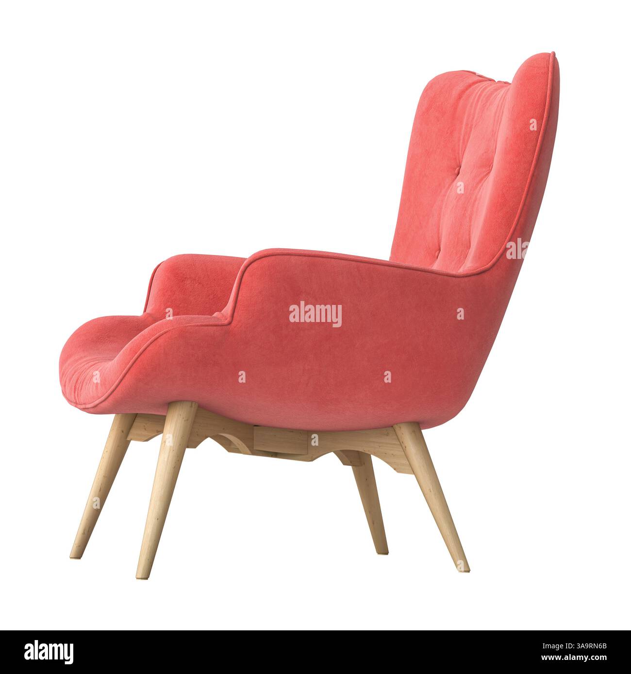 Living room red fabric Cut Out Stock Images & Pictures - Alamy