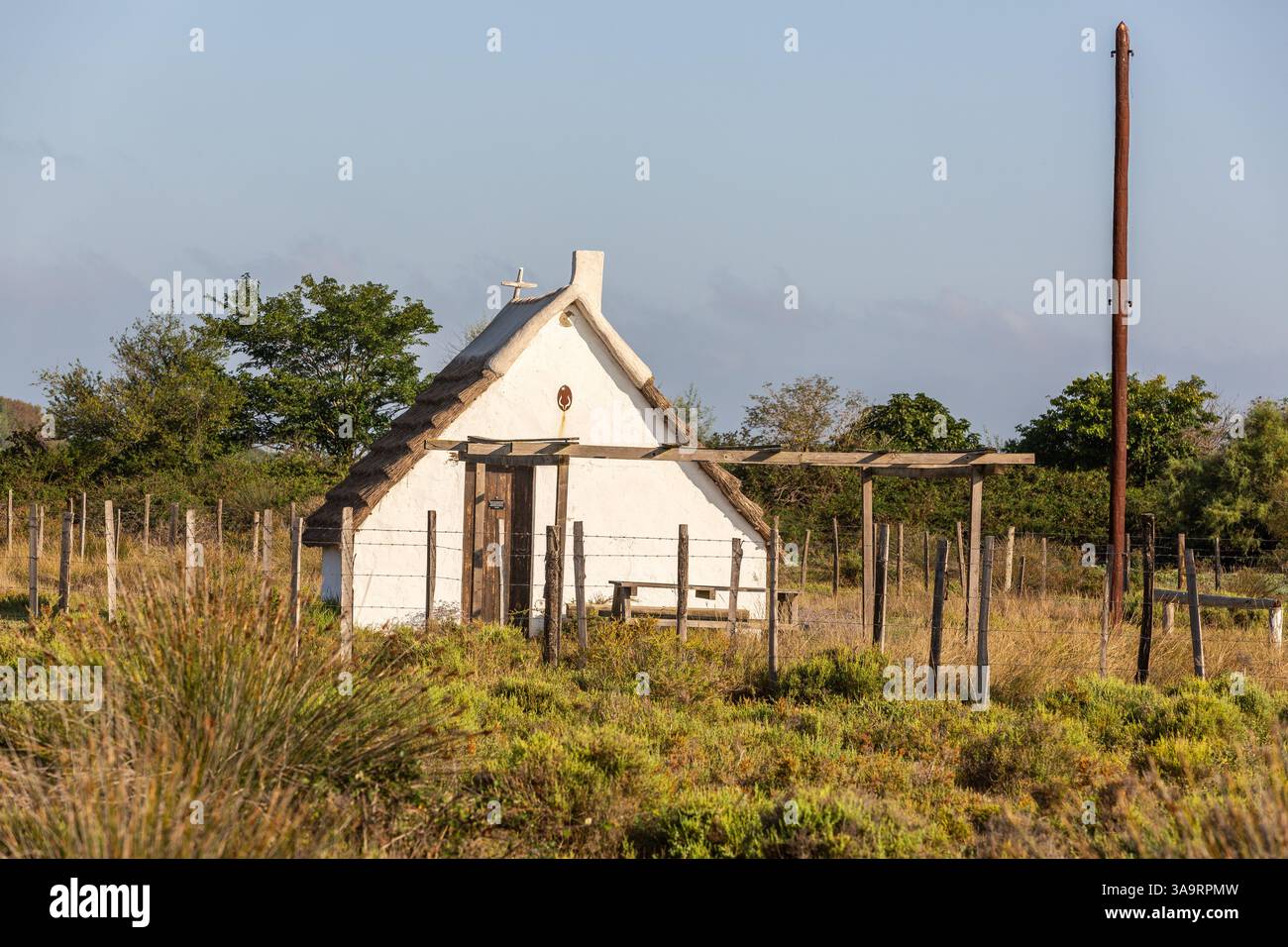 Guardian shelter preserved at the Camargue Museum Stock Photo - Alamy