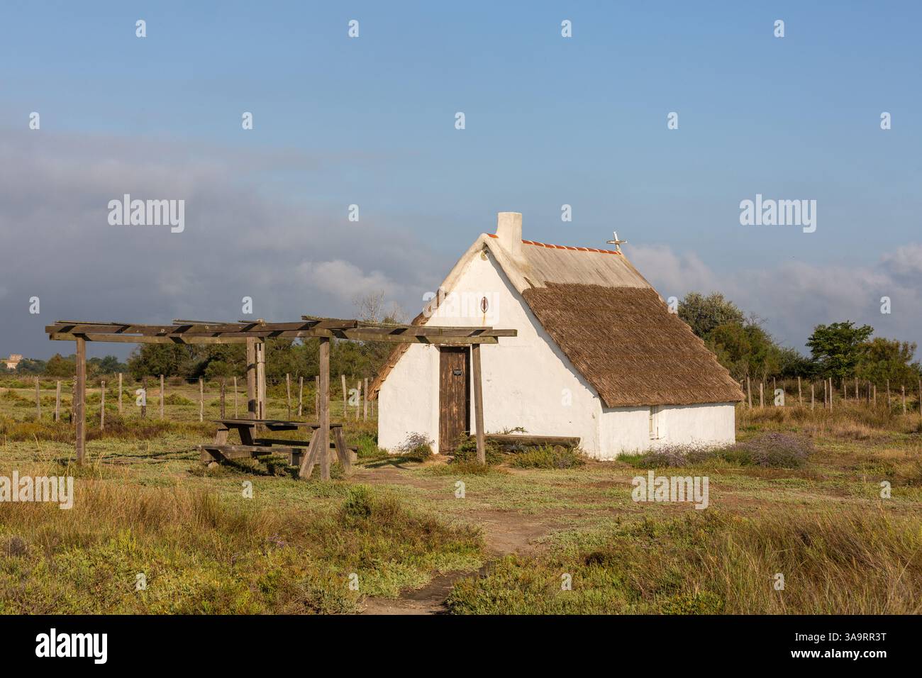 Guardian shelter preserved at the Camargue Museum Stock Photo - Alamy