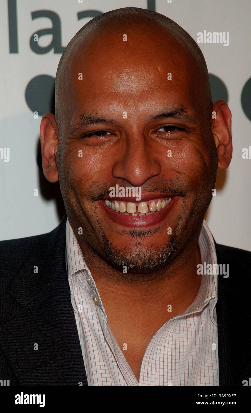 March 26, 2007. New York City.Former NBA player John Amaechi arrives at ...