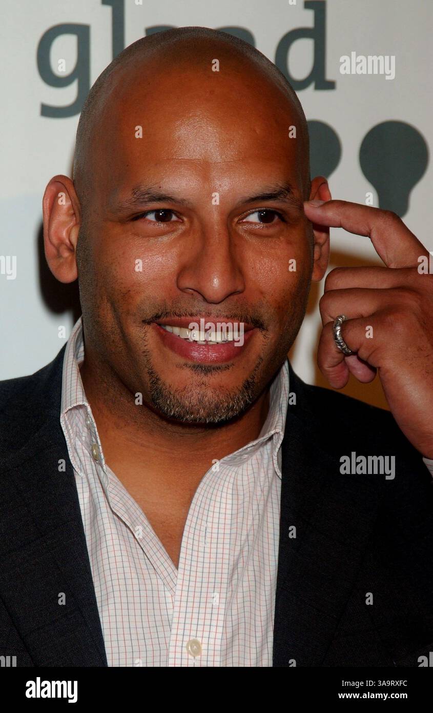 March 26, 2007. New York City.Former NBA player John Amaechi arrives at ...