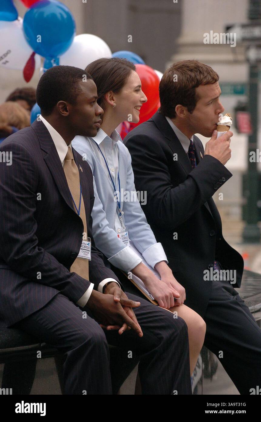 October 27, 2006, New York City. Derek Luke, Liane Balaban and Ryan ...