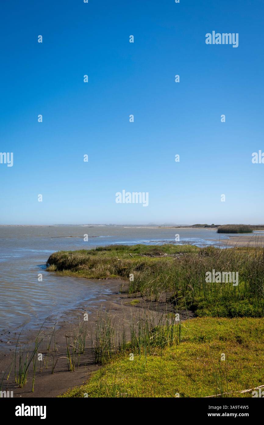 The Orange River mouth at Alexander Bay. Northern Cape. South Africa ...