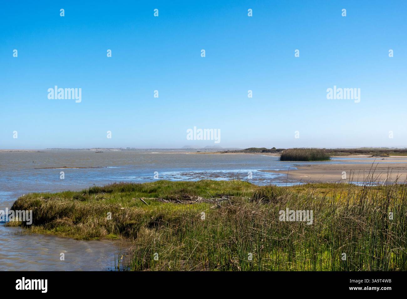 The Orange River mouth at Alexander Bay. Northern Cape. South Africa ...