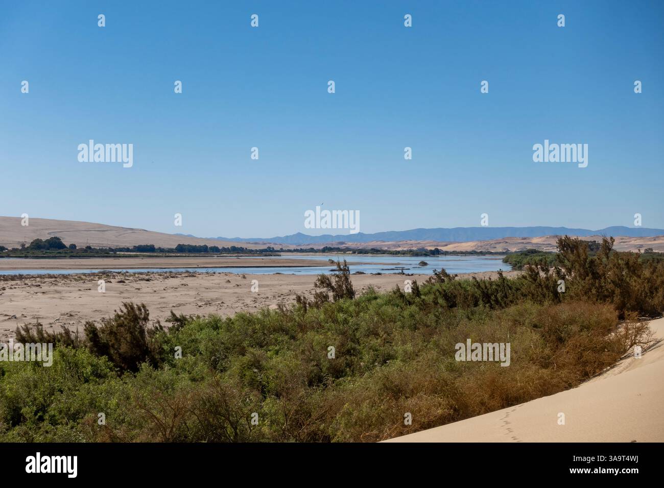 View of the Orange River near Alexander Bay. Northern Cape. South ...