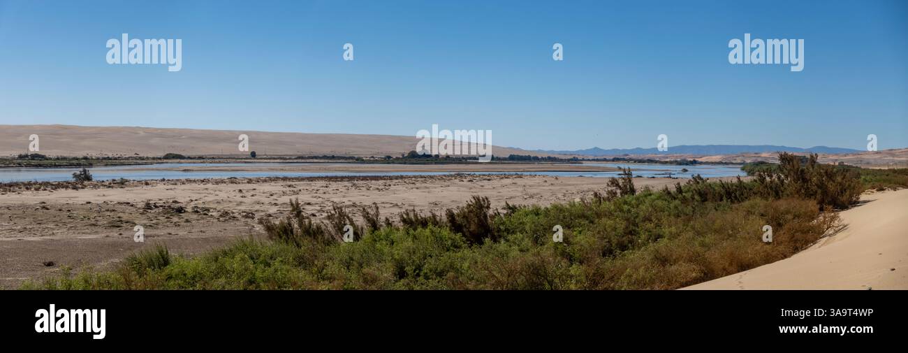 View of the Orange River near Alexander Bay. Northern Cape. South ...