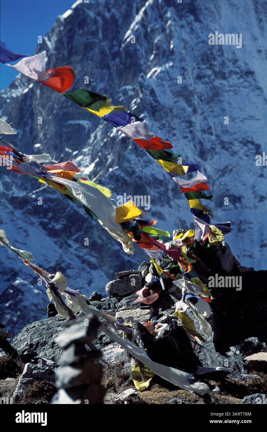 Oct 01, 2000 - Himalayan Region, Nepal - Wind razvevaet tags. Nepal ...