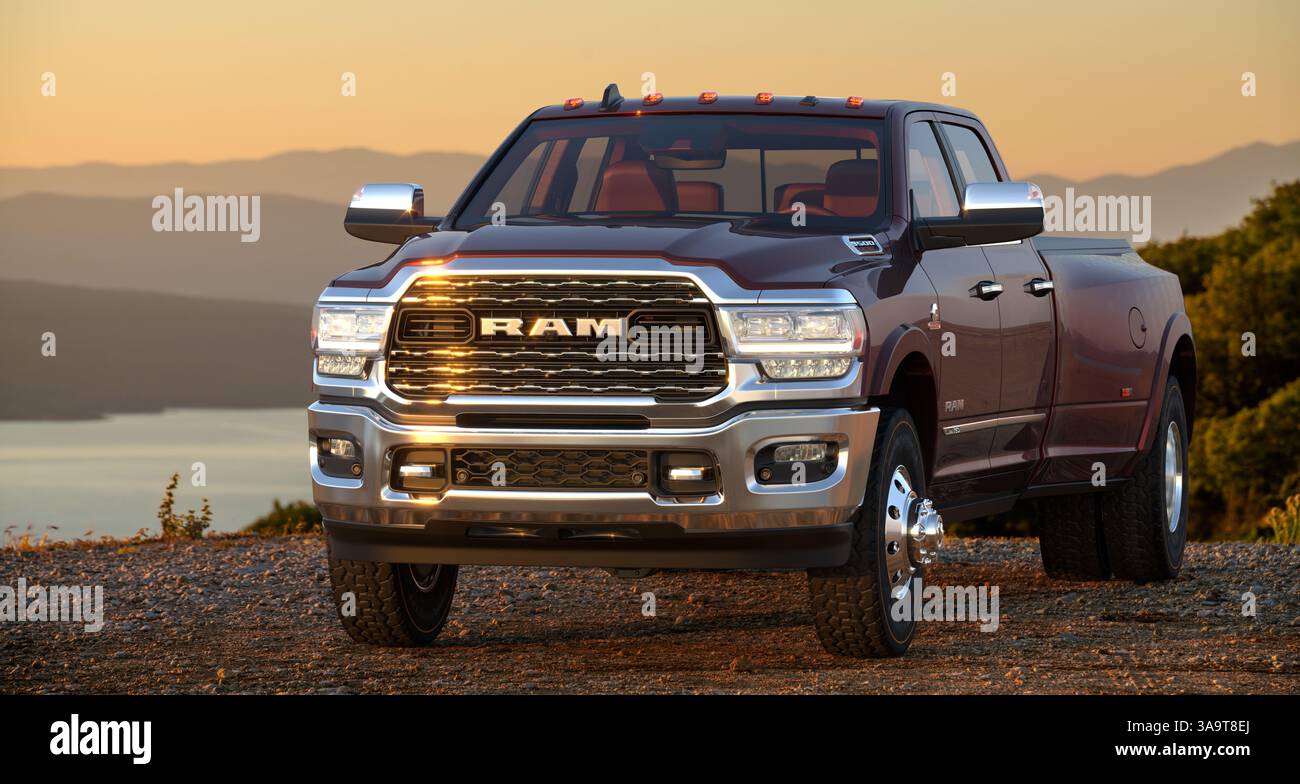 Ram 3500 - Heavy Duty Pickup Truck Stock Photo - Alamy