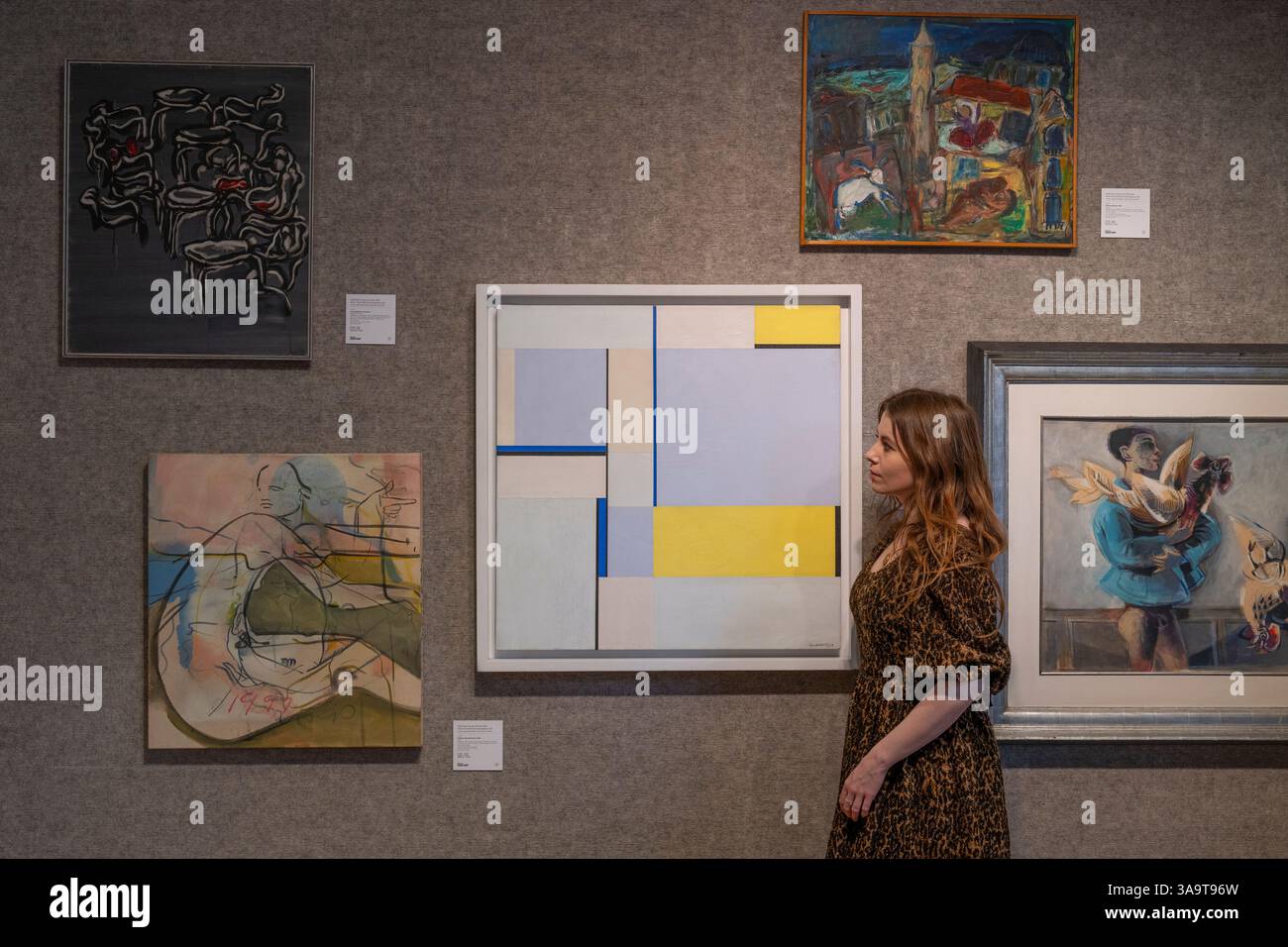 Bonhams, London, UK. 31st Mar, 2025. Bonhams 20th/21st Century Art sale ...