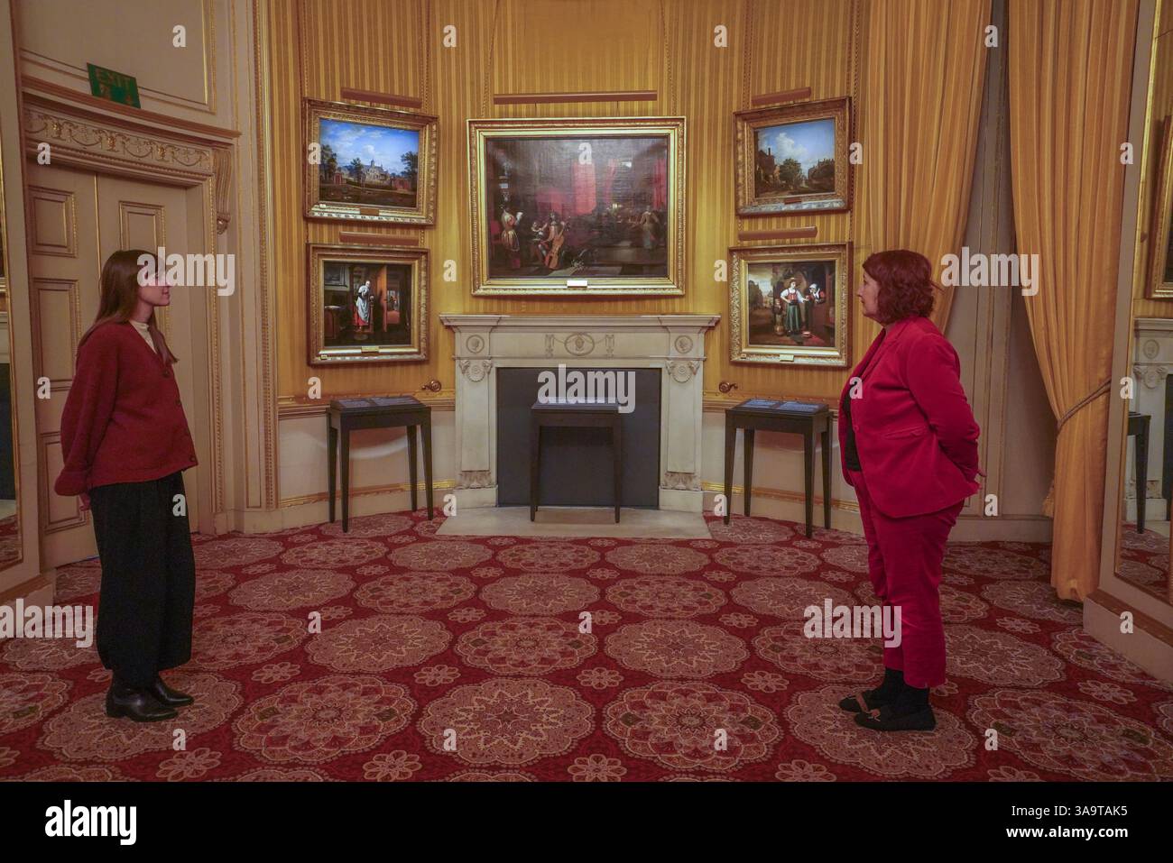 London, UK 31 March 2025. A collection of Dutch paintings in the ...