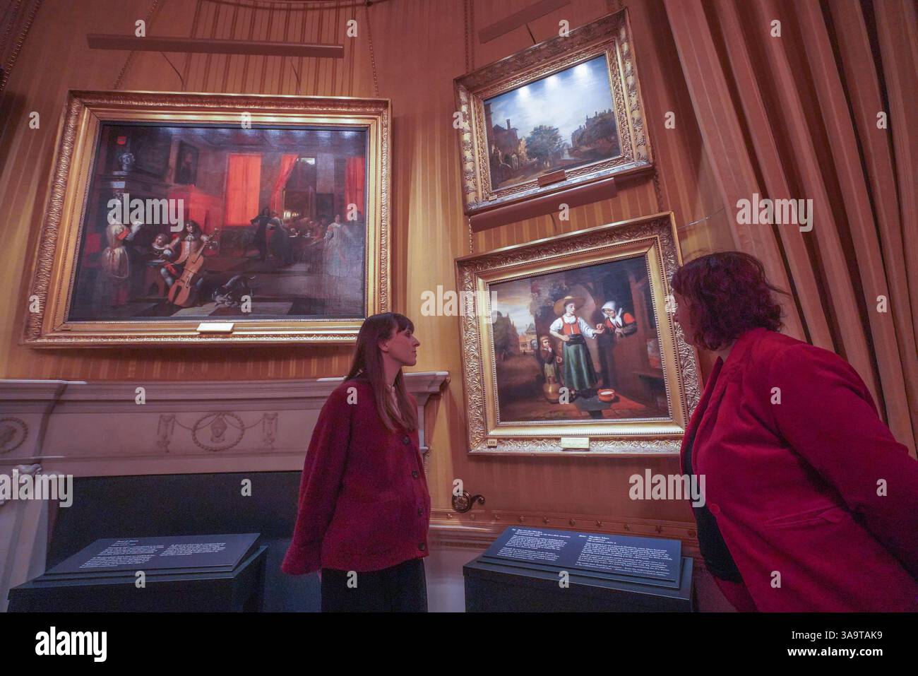 London, UK 31 March 2025. A collection of Dutch paintings in the ...