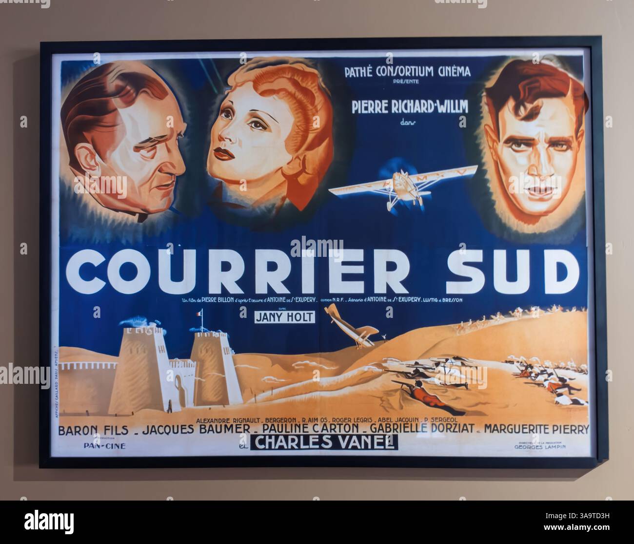 Paris, France - Mar 26, 2025: Illustrated vintage movie poster for ...