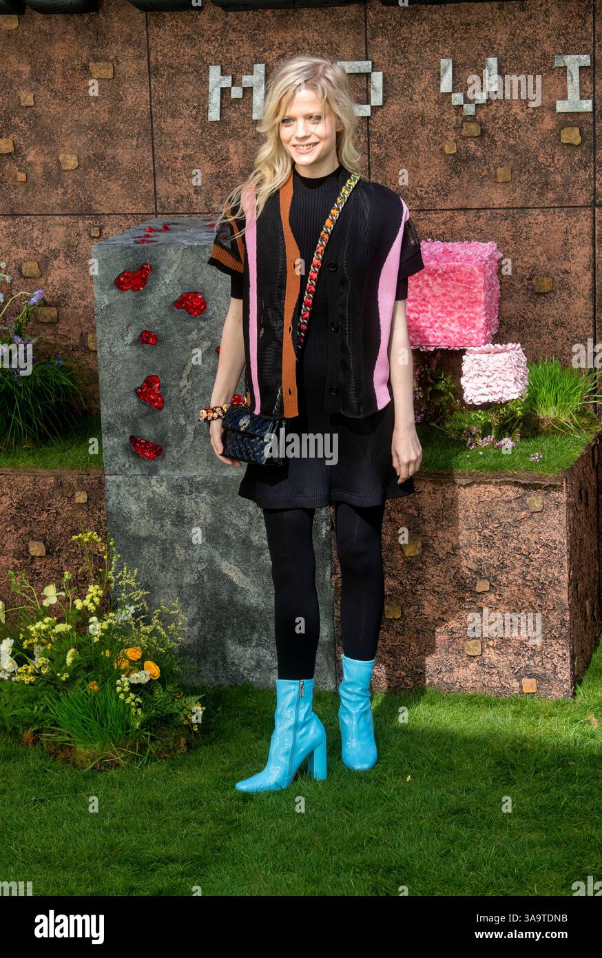 Agnes Larsson attending the A Minecraft Movie film premiere at ...