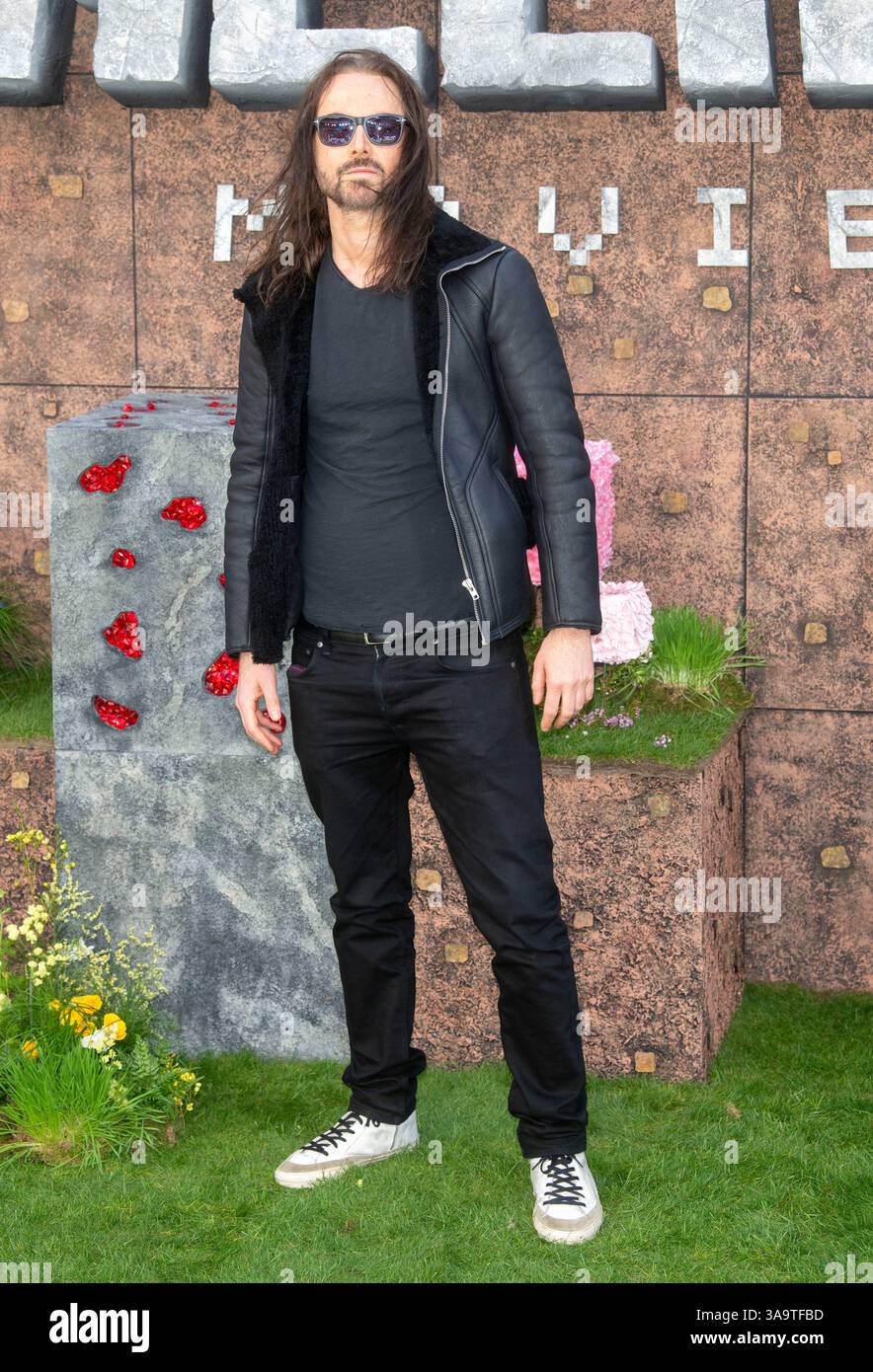 Jason McNab attending the A Minecraft Movie film premiere at Cineworld ...