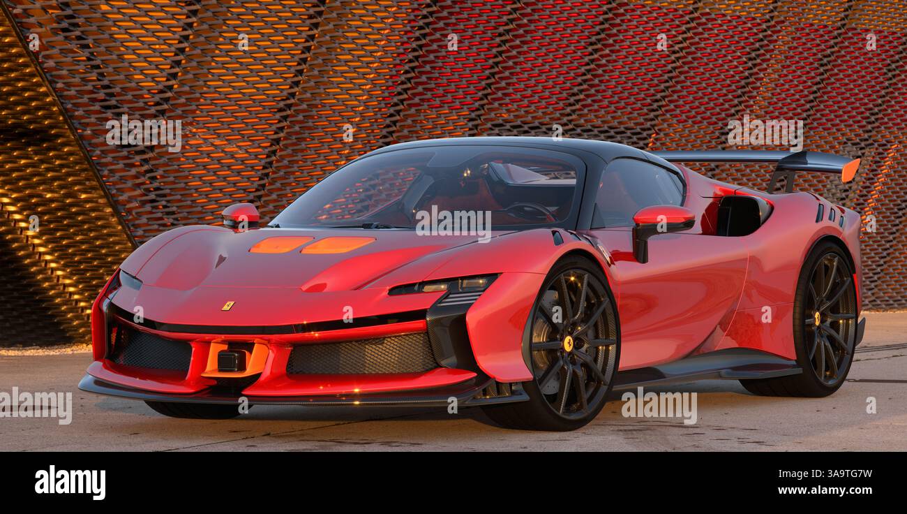 1000HP Ferrari SF90 Stradale Stock Photo - Alamy