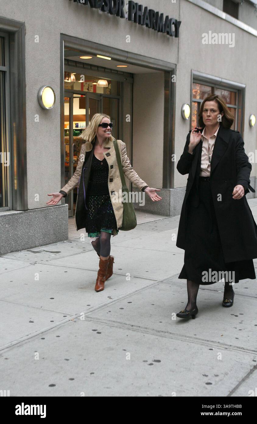November 29 2006, New York City Kate Bosworth and Sigorney Weaver were ...