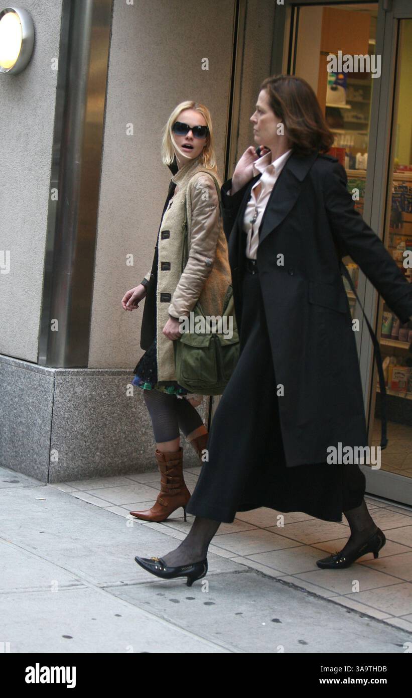 November 29 2006, New York City Kate Bosworth and Sigorney Weaver were ...