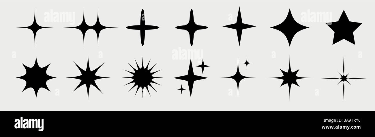 big collection of Y2k elements. set Y2k. geometric brutalism forms ...