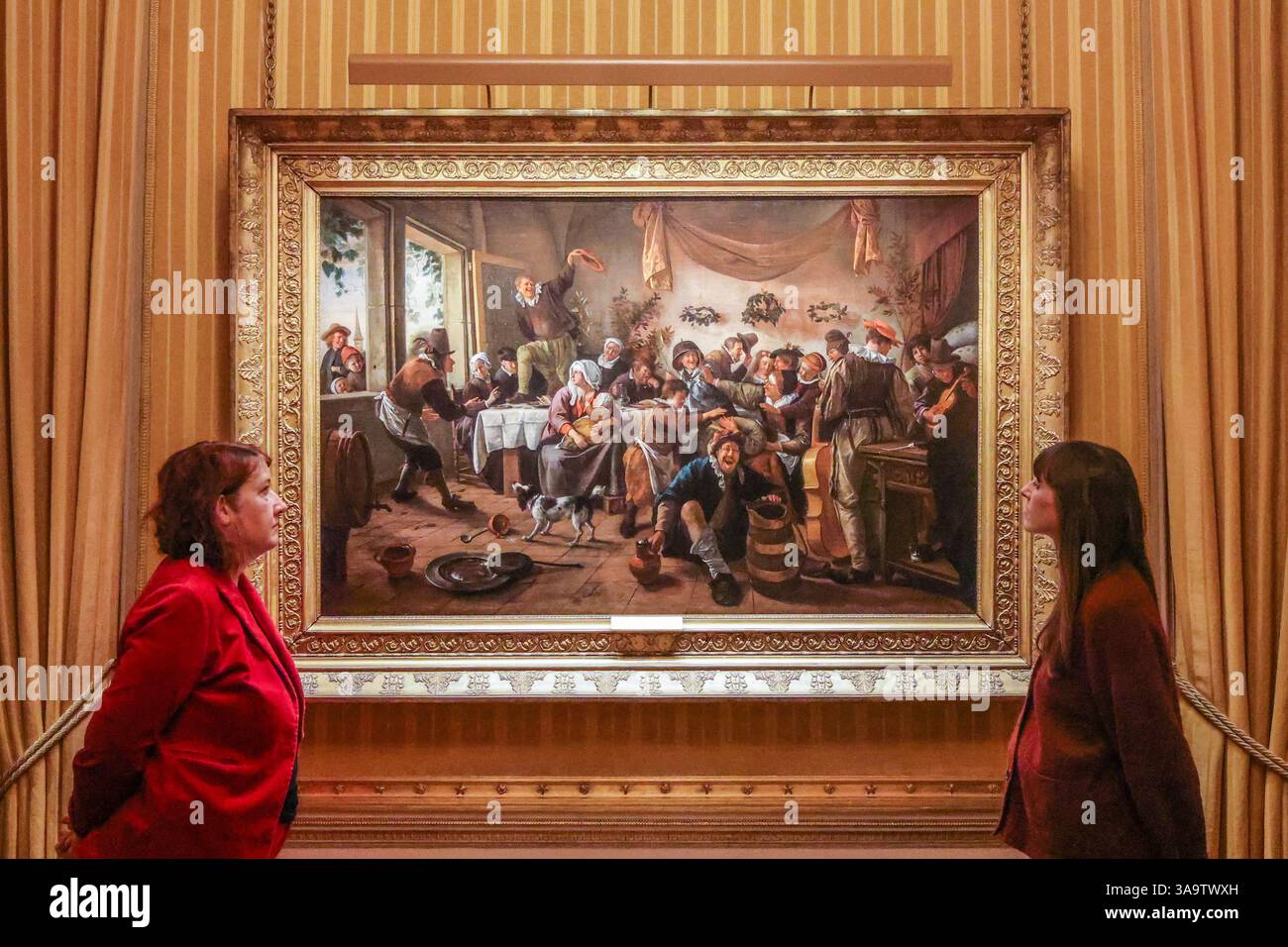 Apsley House ,London UK 31 March 2025 Jan Steen The wedding party on ...
