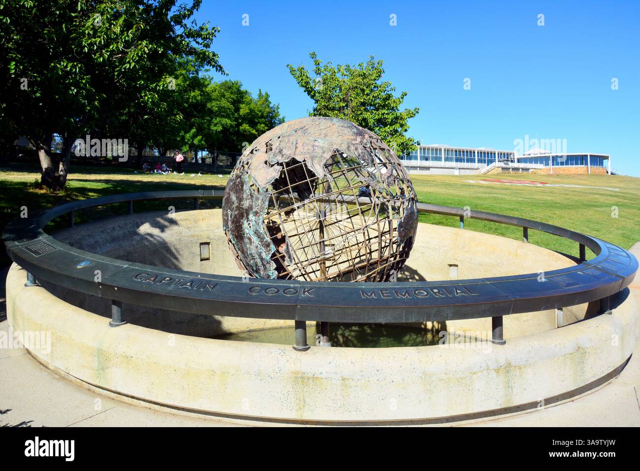 Canberra, Australia - December 28, 2015. Skeleton globe at the Captain ...