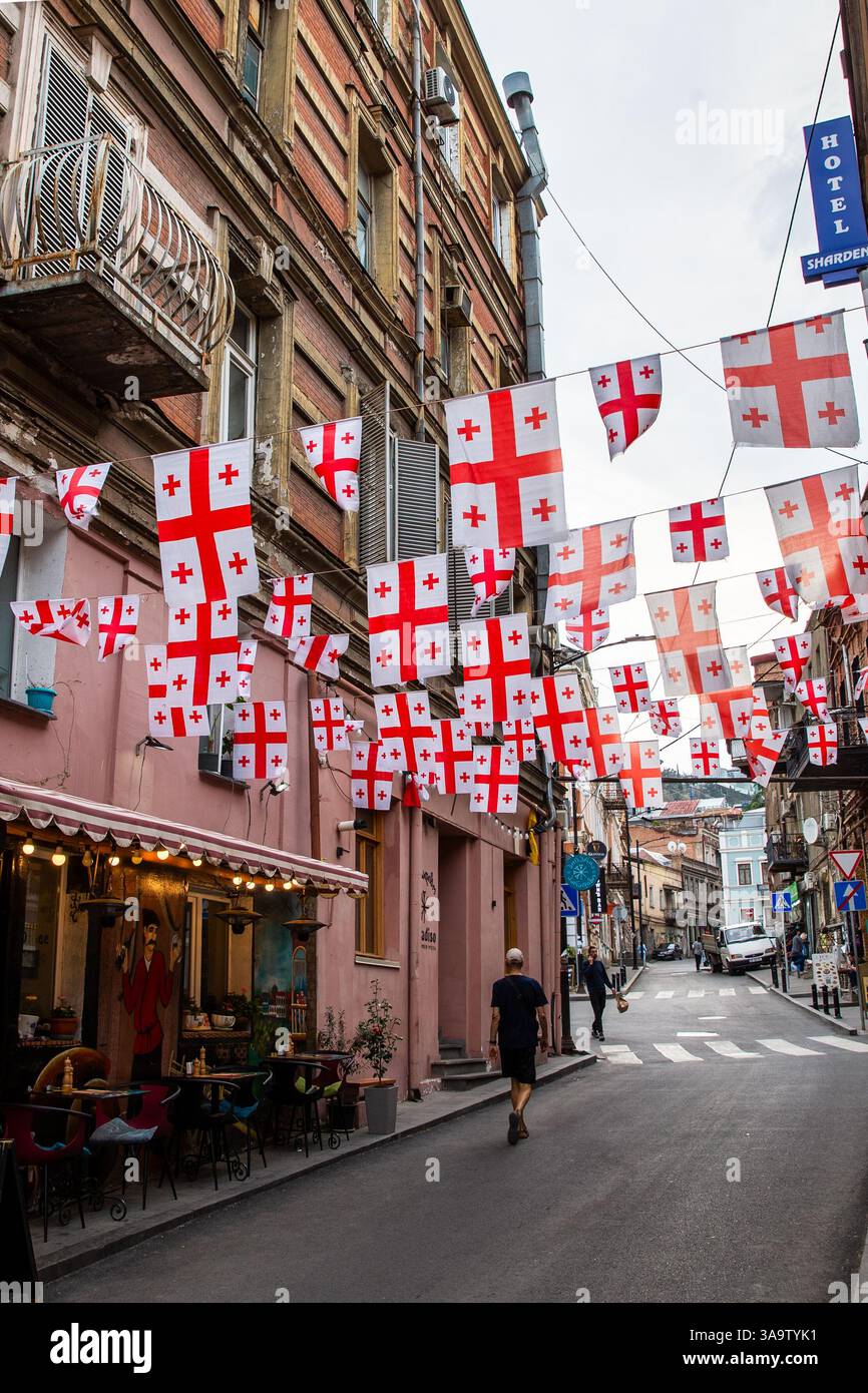 Tbilisi churches peace bridge hi-res stock photography and images - Alamy