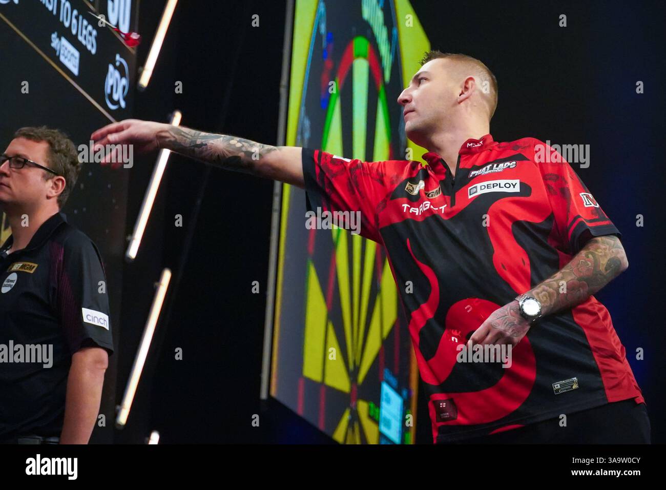 Cardiff, UK. 20th Mar, 2025. CARDIFF, UNITED KINGDOM - MARCH 20: Nathan ...