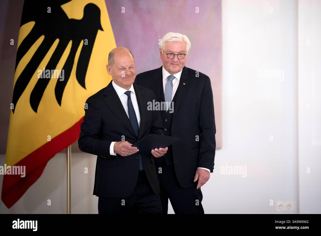 Scholz, Steinmeier - Entlassung der Regierung DEU, Deutschland, Germany, Berlin, 25.03.2025 ...