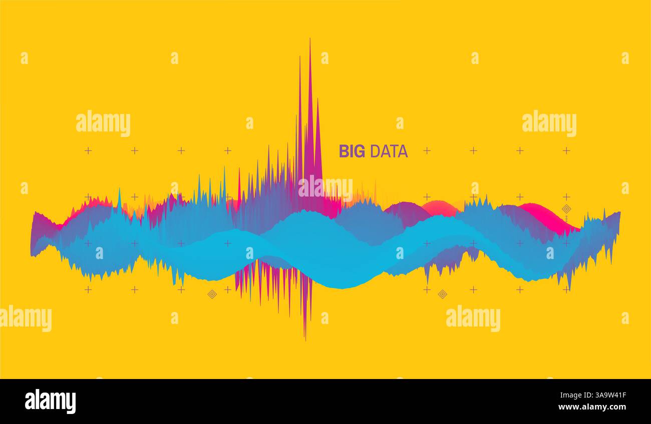 Abstract background with dynamic effect. Futuristic technology style ...