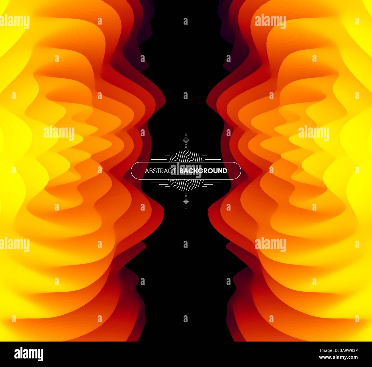 Abstract background. Dynamic effect. Futuristic technology style ...