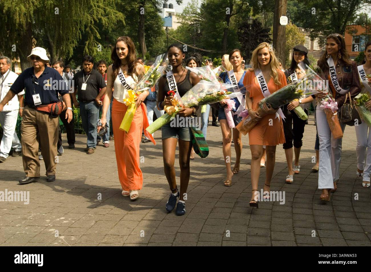 MEX12-CIUDAD DE MEXICO (MÉXICO)14/05/07.- Las candidatas al concurso de ...