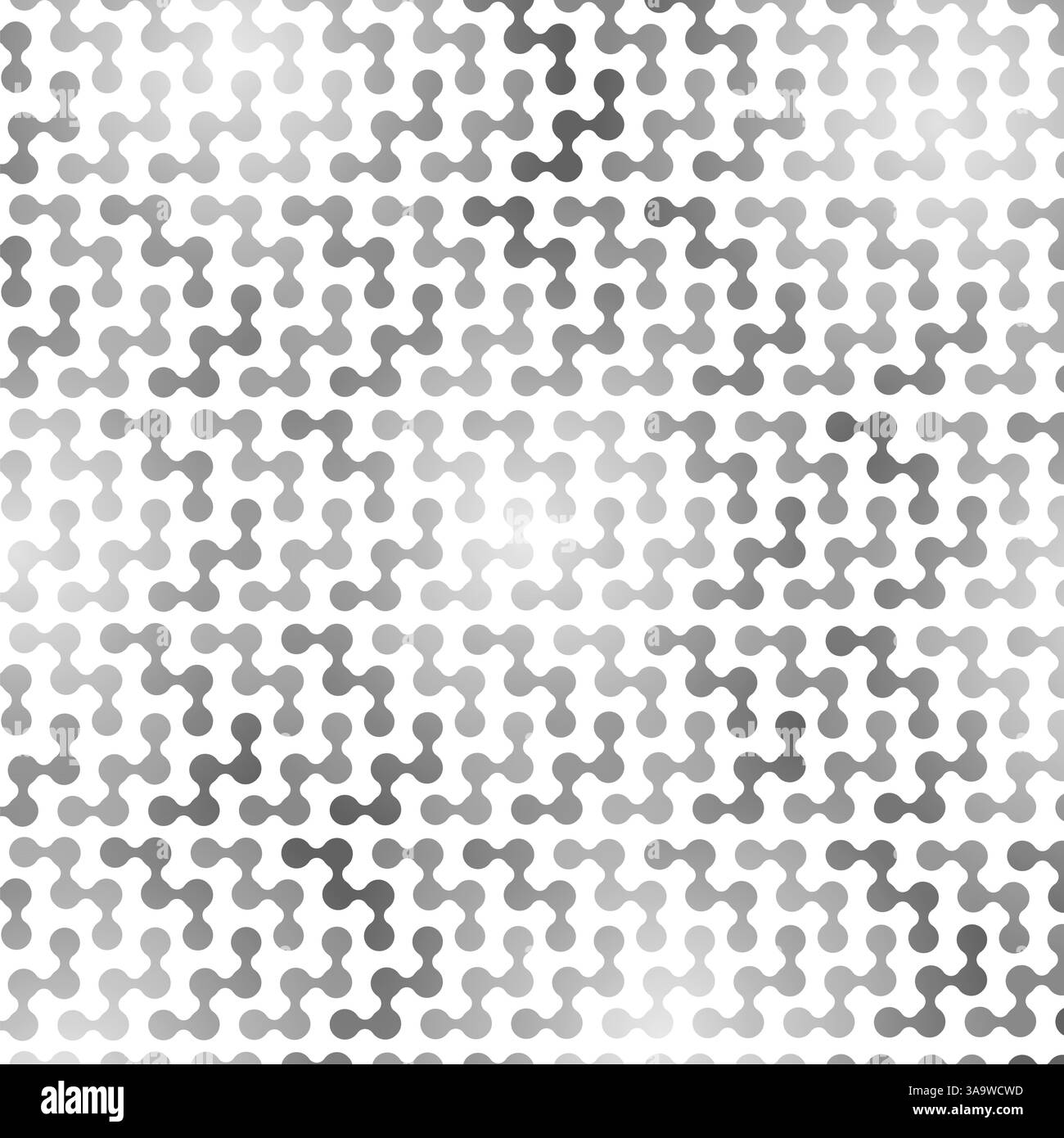 Meta ball Connect Dot Set. Grey Molecule chain. Circle Shapes. Abstract ...