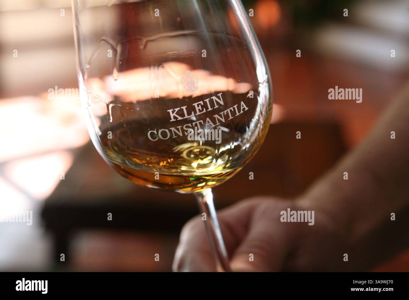 May 20, 2007 - Constantia, South Africa - A glass of Vin de Constance ...