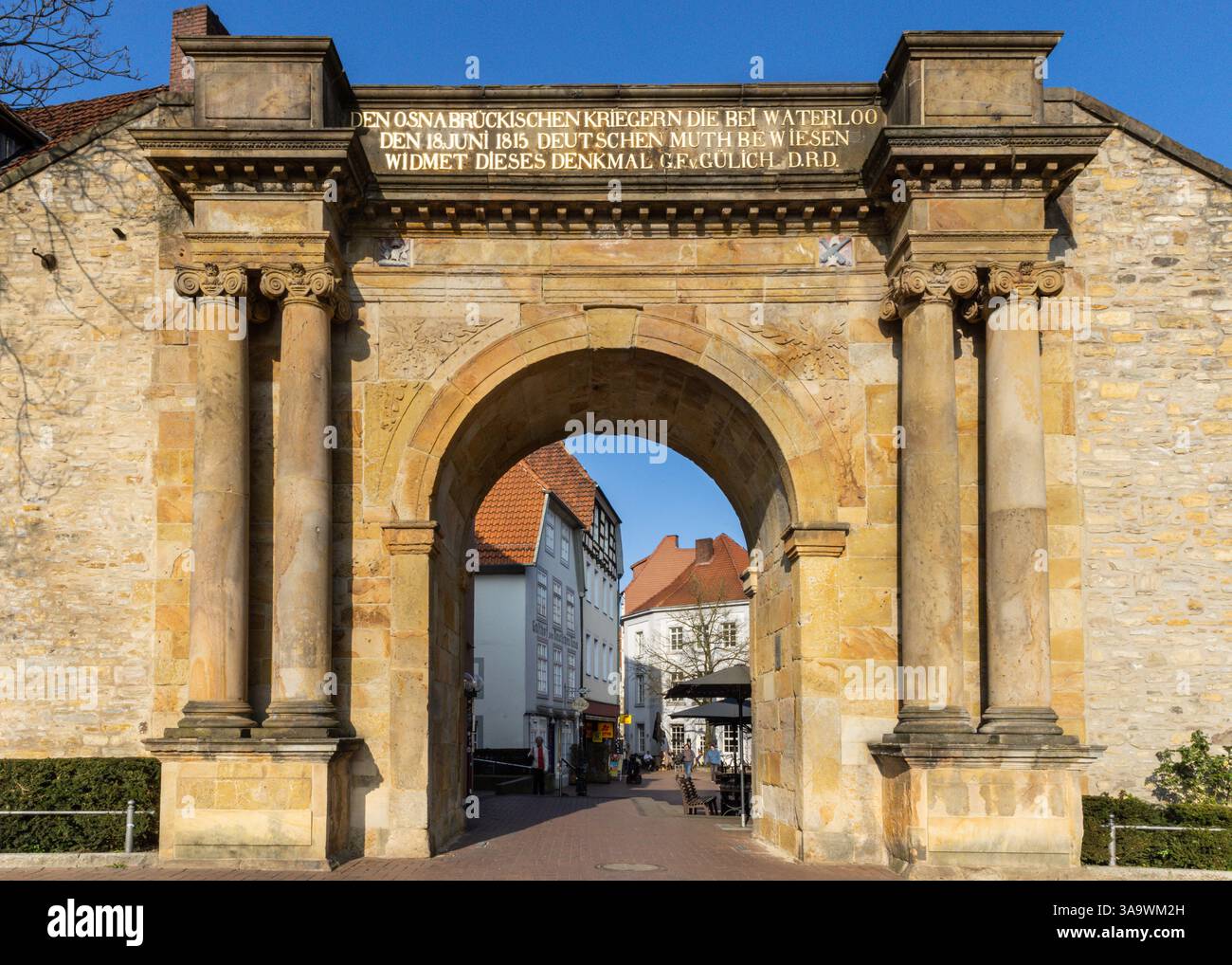 Waterloo Gate, also known as Heger Gate in, 19th ct thriumphal arch in ...